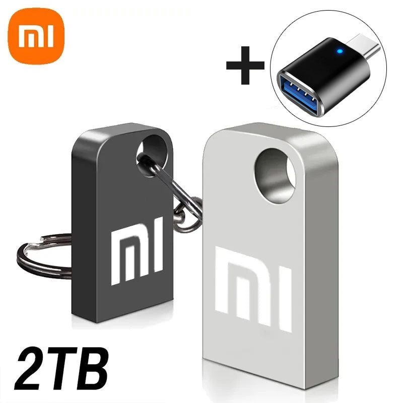 Mini clé USB 3.0 en métal Capacité MAX - 2TO + Adaptateur USB-C offert ...
